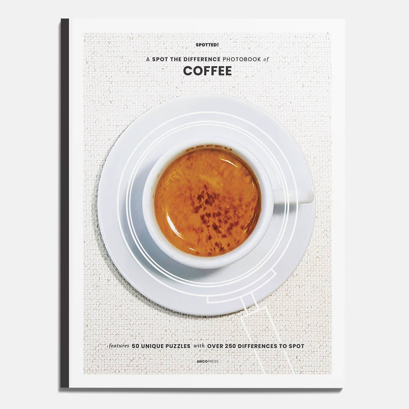 Coffee Spot the Difference Puzzles, I Spy Activity Book – Art Cloth & Craft